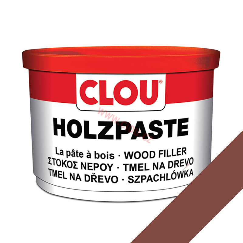 Tmel na dřevo Holzpaste vodou ředitelný 250g MAHAGON TMAVÝ